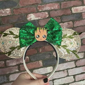 Groot Mouse Ears, Marvel Guardians of the Galaxy Character Inspired ...