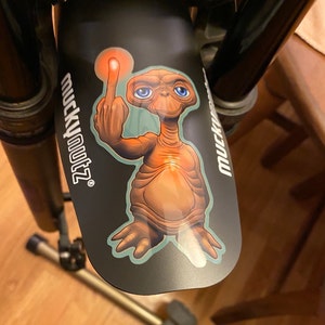 E.T. Middle Finger Vinyl Sticker - Etsy