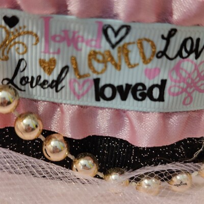 1.5 Pink Satin Double Ruffle Ribbon Choose 3 or 25 Yards - Etsy