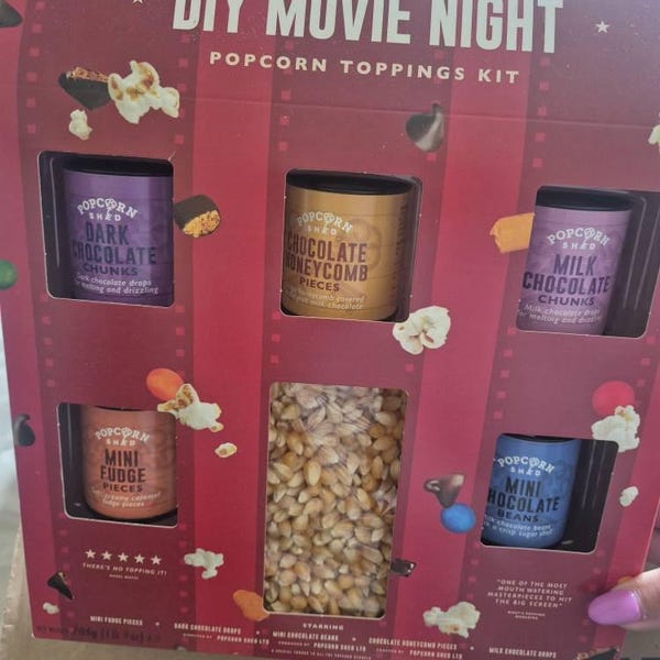 Any 6 Gourmet Popcorn Gift Bundle - Pick Your Own Flavours - Luxury ...