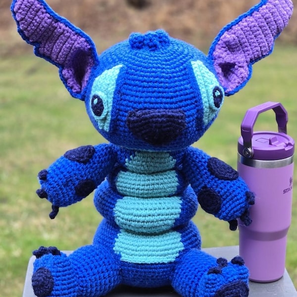 Stitch Stacking Toy Crochet Pattern, Cartoon Amigurumi (PDF Pattern) - Etsy