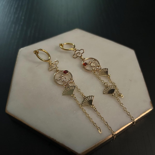 Blueberry Dangle Earrings, Glass Fruit Dangle Earrings, Berry Drop ...