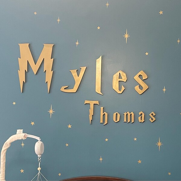 Custom Wooden Monogram Wall Hanging - Large Monogram Wall Decor - Wall ...