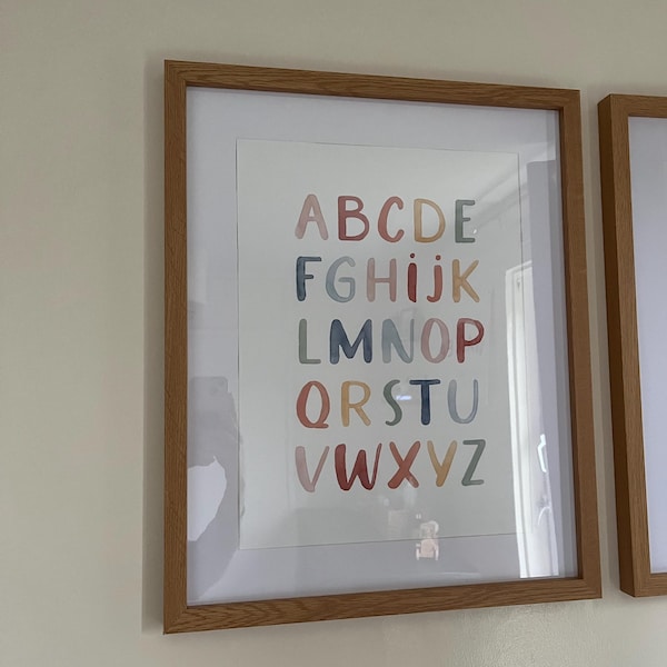 Rainbow Classroom Decor Set of 4 Prints Educational Wall Art ...