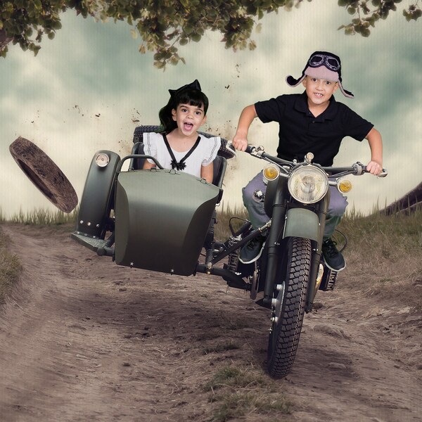 Runaway Sidecar Digital Background / Valentines Backgrounds & Overlays ...