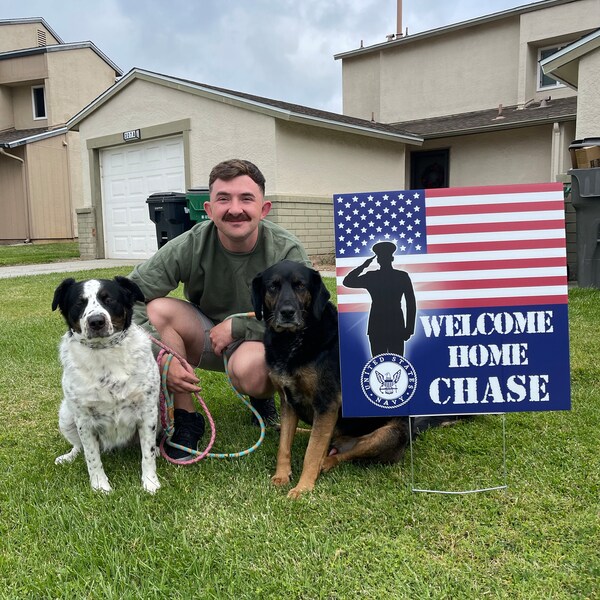 Welcome Home Navy Yard Sign (single or Double-sided) Comes With H-stake ...