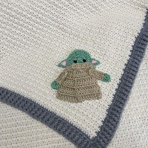 CROCHET PATTERN- Baby Green Alien Applique - Etsy