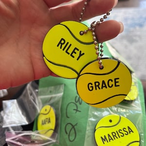 Pickleball Gifts Pickleball Bag Tags - Etsy