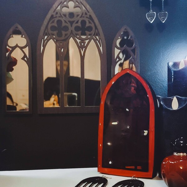 Gothic Mirror, Set of 3, GOLD Mirrors, Witchy, Cathedral - Etsy