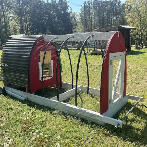 6 x 12 verplaatsbare kippentractor zelf maken voor 6 kippen - Etsy ...