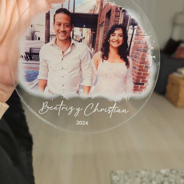 Flower Custom Name Plate for Desk, Customized Acrylic Plate Gift for ...