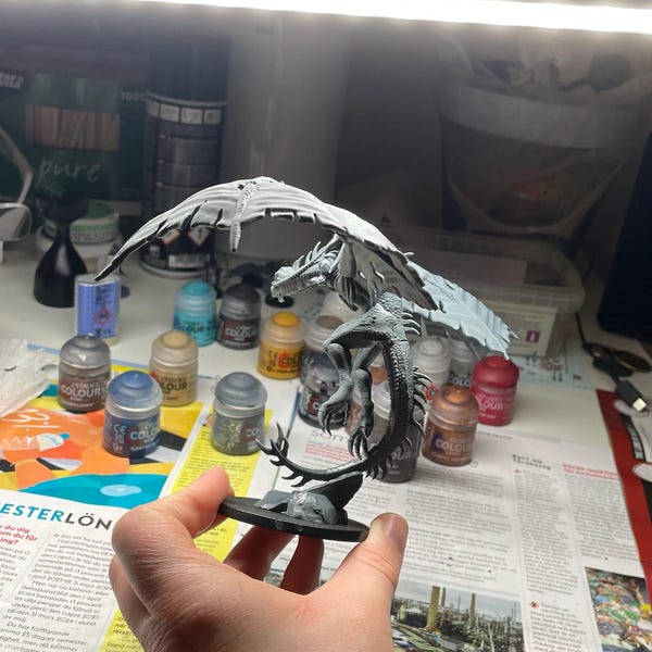 Eastern Lord Wraith on Winged Shadow by Kzk Minis - Etsy