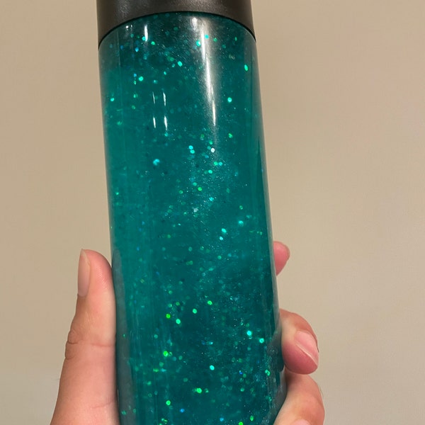 Bisexual Flag Inspired Glitter Sensory Bottle | Calm Down Bottle ...