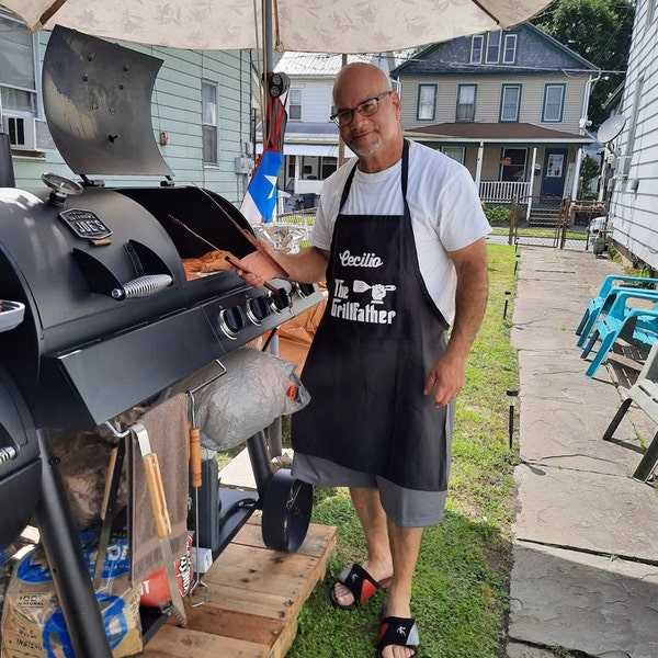 Father’s Day Dad Bbq Barbecue Apron Dia De Los Padres Padre Papa ...