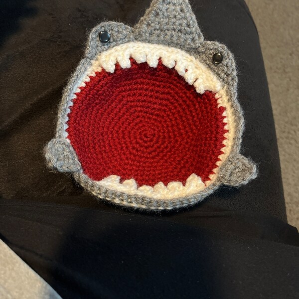 Crochet Bowl Cozy Pattern, Shark Soup Bowl Cozy, Crochet Pattern Soup ...