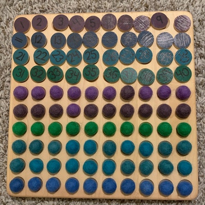 The Original Hundred Board Hundred Frame 100 Board Counting Board ...