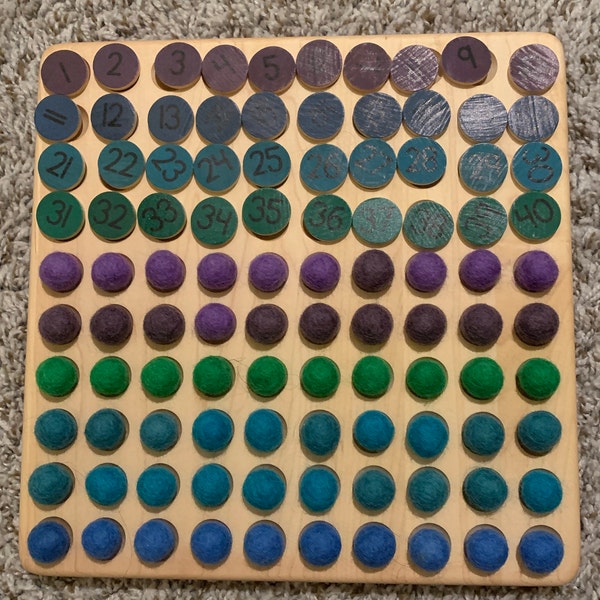 The Original Hundred Board Hundred Frame 100 Board Counting Board ...