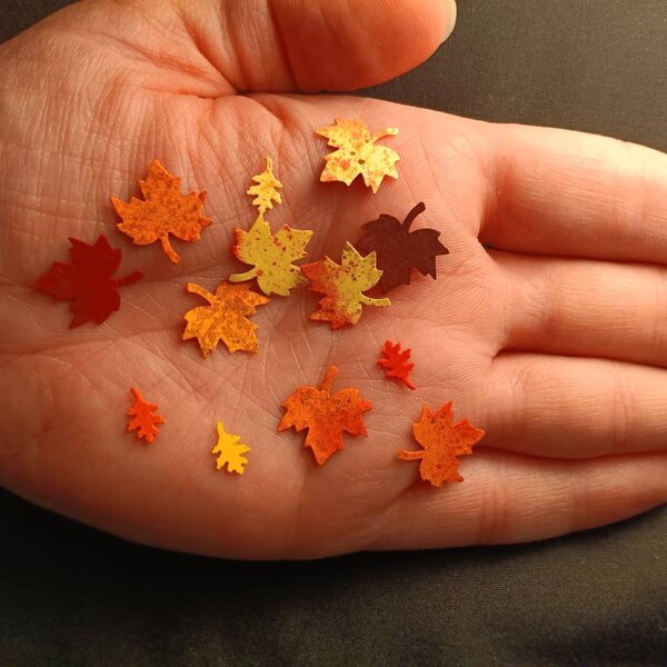 Miniature Maple Leaves,dollhouse Miniature Leaves,1:12 Scale Leaves ...