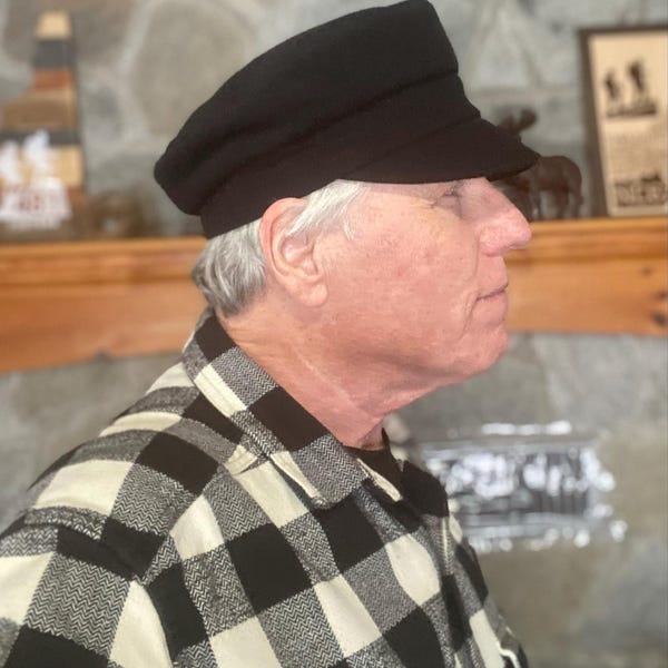 Fiddler on the Roof Hat Black Cotton Linen Tevye Fiddler Fisherman ...