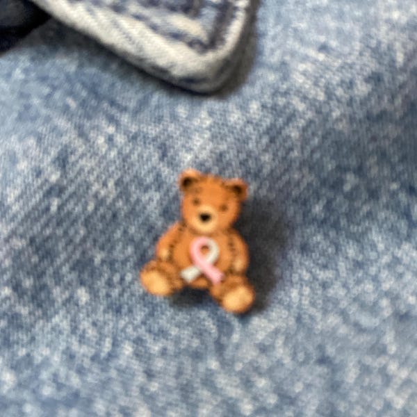 Teddy Bear Brooch, Teddy Bear Pin, Handmade Bear Gift for Adult ...