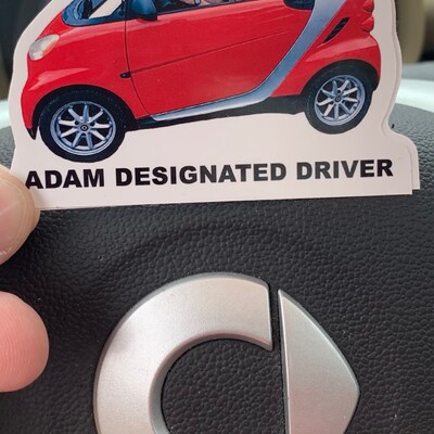 Adam Designated Driver Vinyl Sticker - Etsy