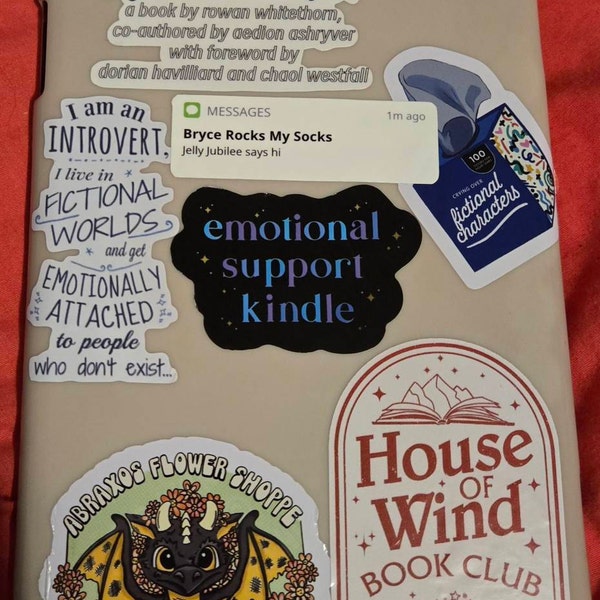 Mon Tresor Ravenhood Series Waterproof, Vinyl Stickers for Book Lovers ...