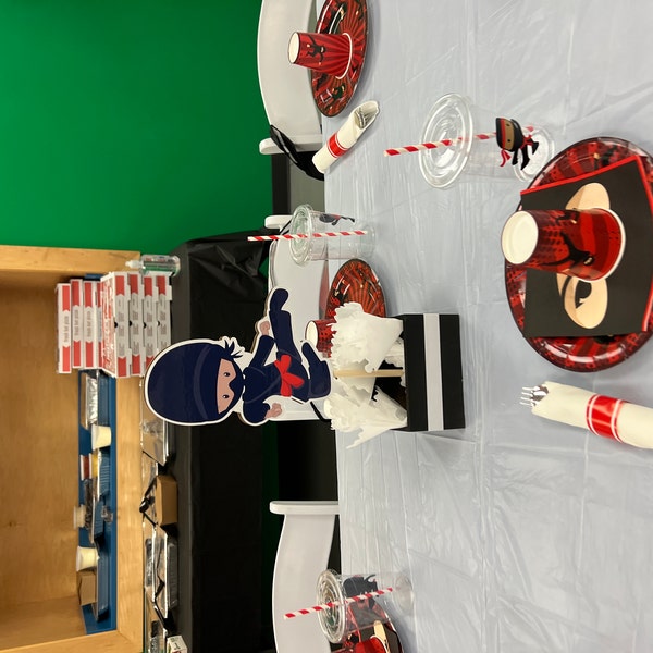 Ninja Birthday Ninja Party Ninja Centerpiece Decoration Ninja Birthday ...