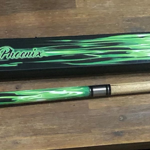 SEA TURTLE Ash Pool Cue - Made to Order - Add Your Text - Ocean Reef - Etsy