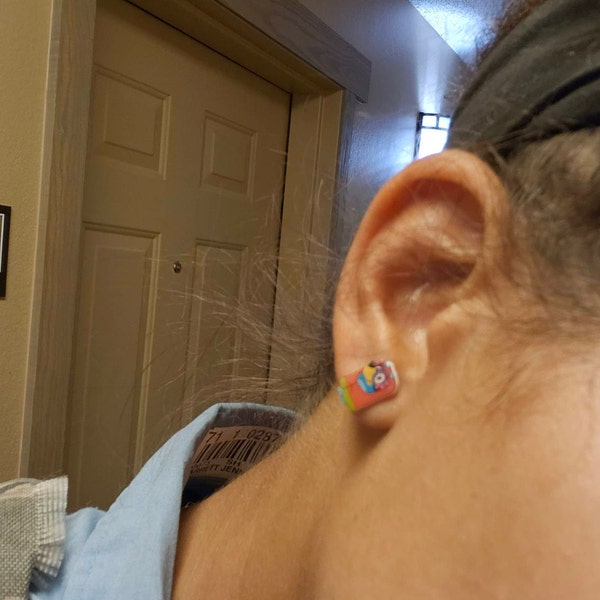 Granny Rita & Janet Dog Sisters Cartoon Inspired Studs Earrings, Disney ...