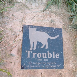 Custom Cat Memorial Stone Pet Tombstone for Cat Cat - Etsy