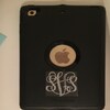 Vinyl Monogram Decal, Monogram for Phone Case, iPhone Monogram Decal ...
