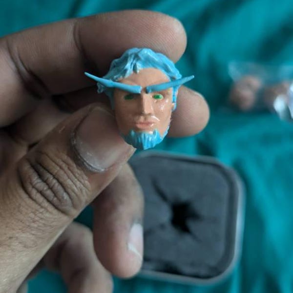 Rhett, GMM Custom Head Sculpt, 1/10 or 1/12 Action Figure Head Sculpt ...