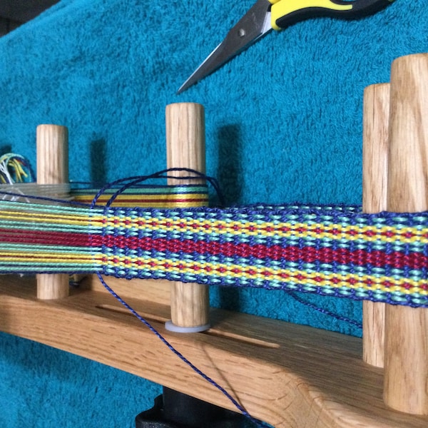 Loom-the Minstrel - Inkle Small Travel Sized Weaving Loom-makes 5 Foot ...