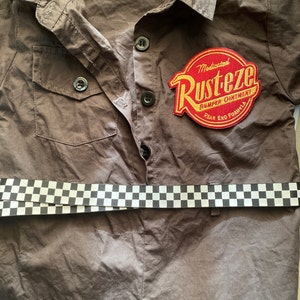 Rust-eze Logo From Disney & Pixar Cars Movie Fully Embroidered Sew-on ...