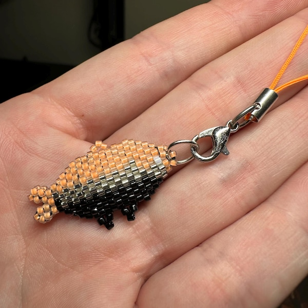 3D Beaded Fish Pattern - PDF Tutorial Seed Bead | DIY Peyote & Brick ...