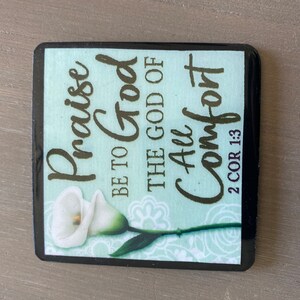 Police Officer Gifts | Bible Verse Magnet | Blue Line | Half Flag | Lay ...