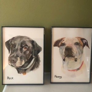 Custom Dog Portrait Creative Dog Art Unique Dog Gift | Etsy