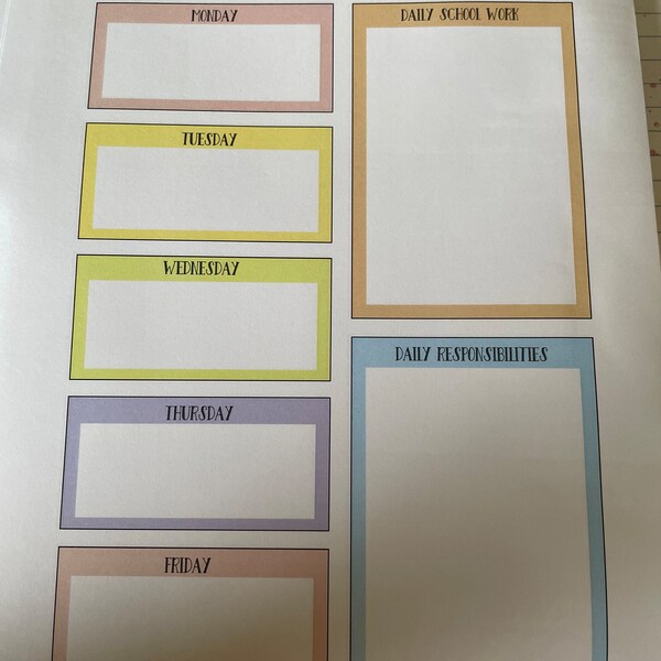 Homeschool Printable Planner 2023 2024 Printable Pink Boho Homeschool ...