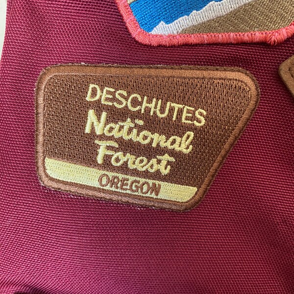 National Forest Patch: Embroidered Iron-on Souvenir - Etsy