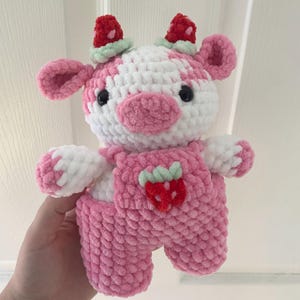 10-in-1 Fruit Cows Crochet Pattern Bundle amigurumi Highland Cow ...