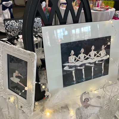 Four Swan Ballerinas Art Print, Ballet Watercolor, Ballet Dancer ...