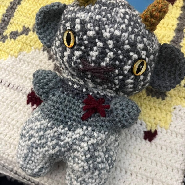 Crochet Pattern Chubby Devil Monster // Demon Crochet Pattern // Cute ...