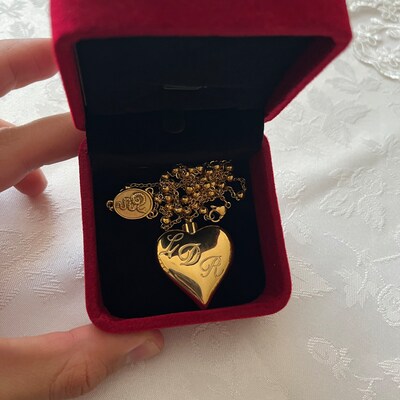 Lana Del Rey Style LDR Stainless Steel Heart Necklace 5.0 Ships From ...