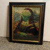 Mona Lisa Kermit the Frog Muppets Fine Art Canvas Wrap - Etsy Canada