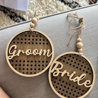 Boho Wedding Signage // Rattan Wooden Table Numbers // Bohemian Wedding ...