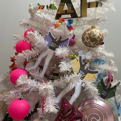 Hand Glittered Rocketman Tree Topper Gift for Music Fans - Etsy UK