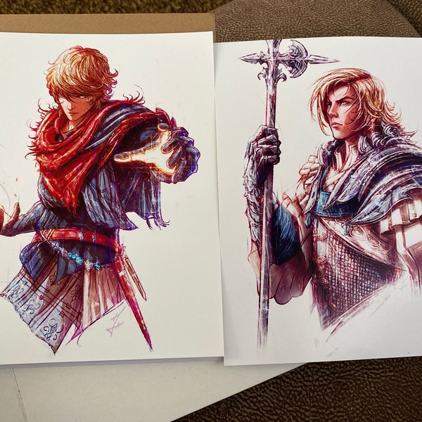 Final Fantasy XVI Joshua- Limited Edition Fine Art Sketch Print -FFXVI ...