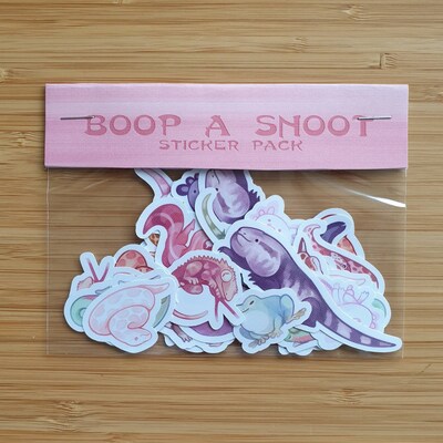 Boop a Snoot Ll Sticker Pack - Etsy
