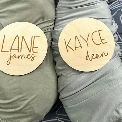 Baby Name Sign, Birth Stats Sign, Baby Name Announcement, Hospital Name ...