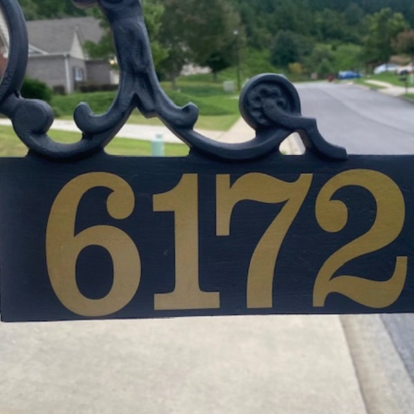 Custom Mailbox Number, Traditional Mailbox Decals, Mailbox Stickers ...